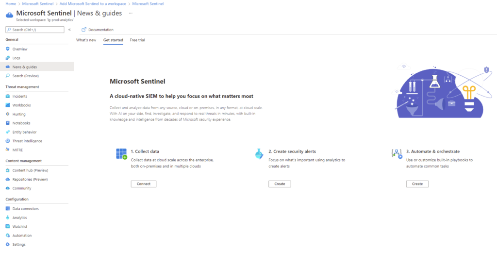 Set Up Azure Sentinel for Advanced Threat Capture