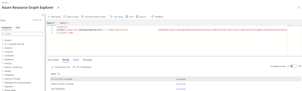 Explore Azure Resources with Azure Resource Graph
