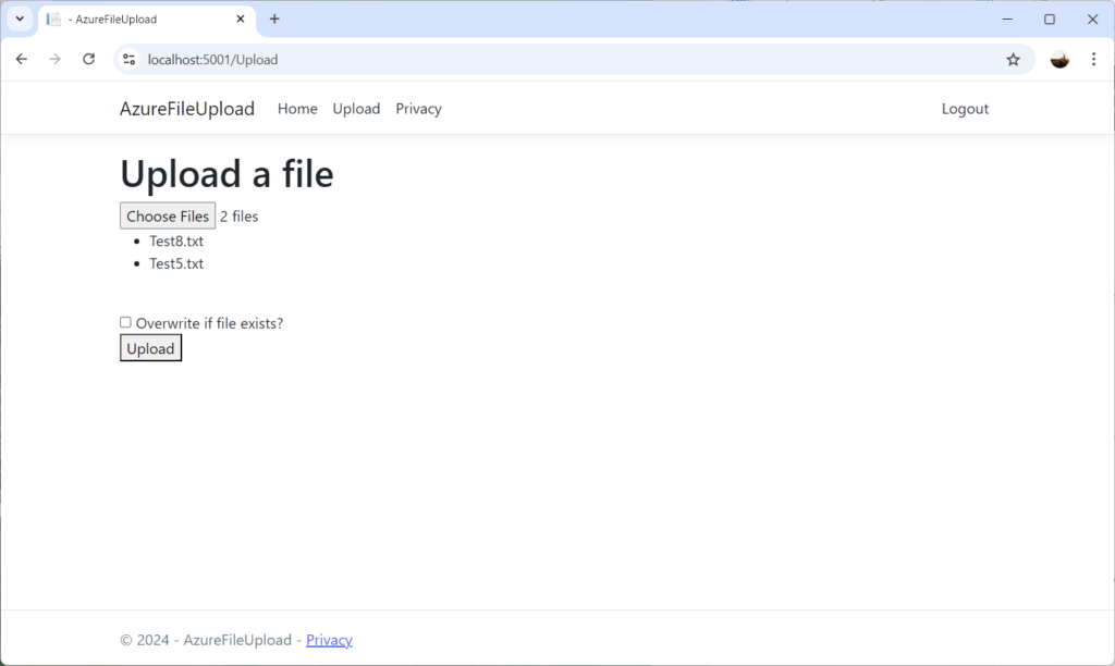 Build .NET Core App to Upload Files to Azure Storage
