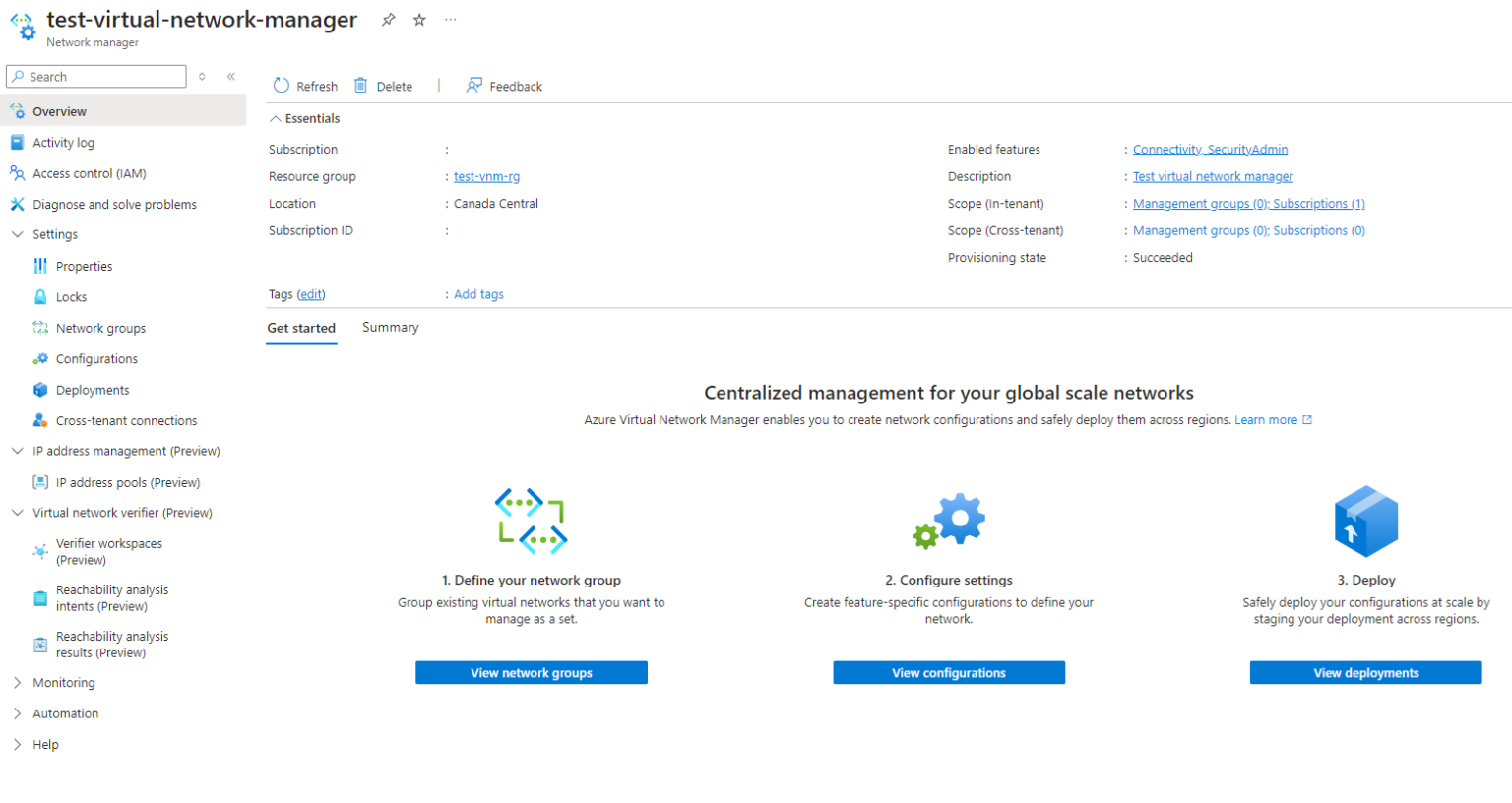 Create & Manage UDRs with Azure Virtual Network Manager
