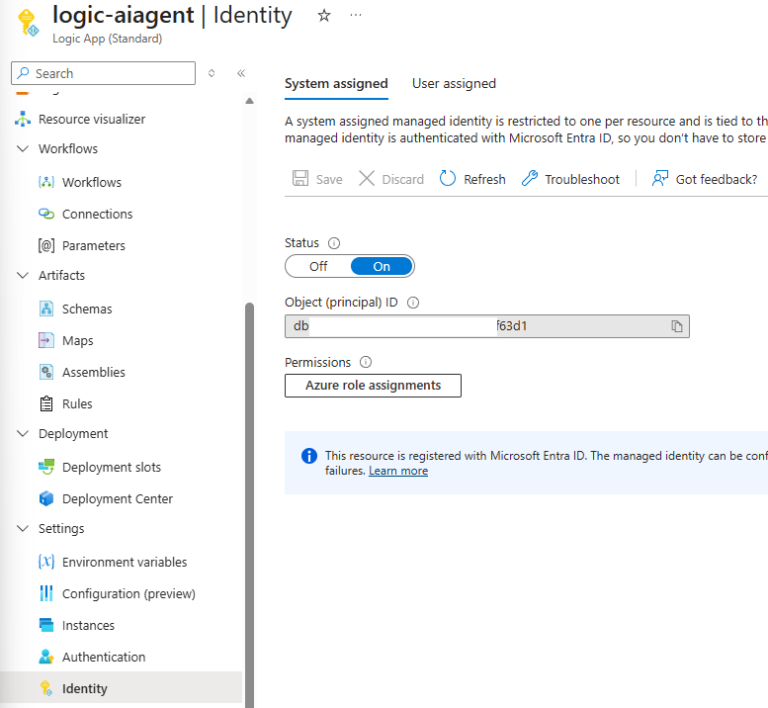 Configuring a Logic App as an MCP server for AI Foundry agent to use as ...